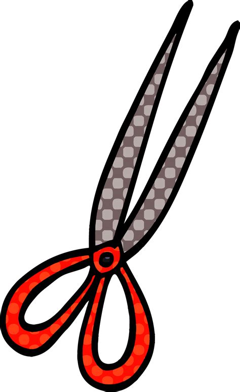Cartoon Doodle Open Scissors 39912344 Png