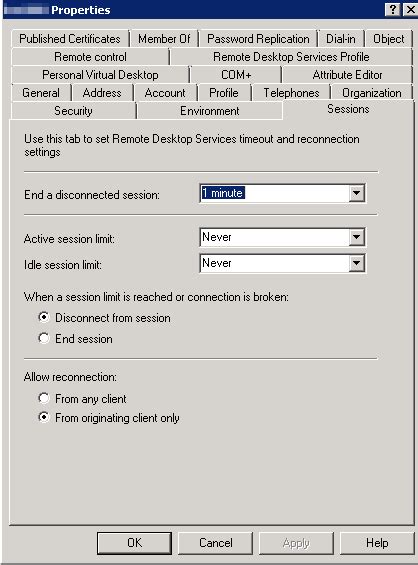 Session Timeouts For Different Users Windows Spiceworks Community