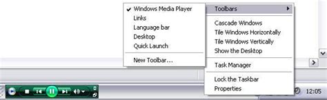 Windows Media Player 11 Mini Mode Taskbar Not Working Instructables