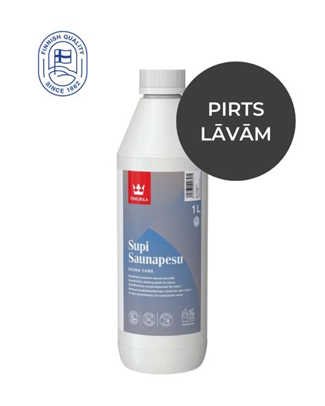 Supi Saunapesu tīrīšanas līdzeklis | Tikkurila – Nordic sauna