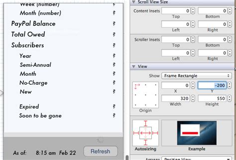 Iphone Can T See UIScrollView Content Under 480px In Interface