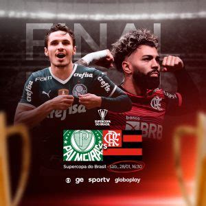 Final Palmeiras X Flamengo Supercopa Do Brasil Futebol Social Media PSD