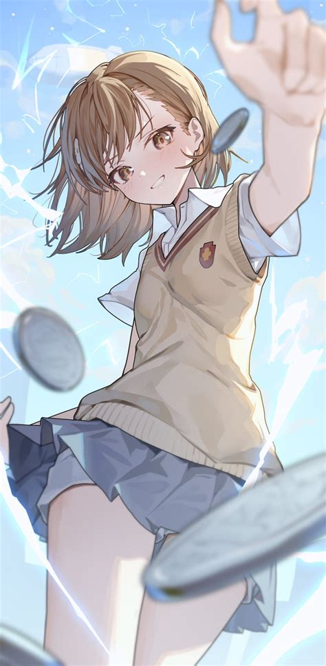 御坂美琴 「御坂美琴 とある科学の超電磁砲 100日チャレンジ 81日目」いんげんまめのイラスト