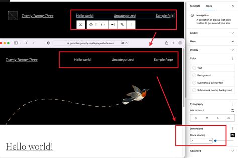 Navigation Block Item Spacing Wrong · Issue 37673 · Wordpress