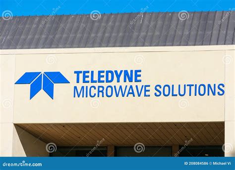 Teledyne Microwave Solutions Sign Editorial Photo Image Of Corporation Business 208084586