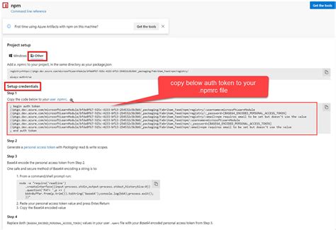 Creating Npmrc In Windows Developer Box For Azure Devops Server By Rupesh Kumar Tiwari