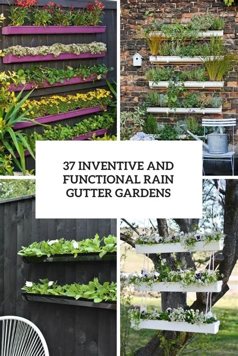 Rain Gutter Garden Fence