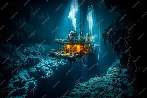 Premium Photo Underwater Mining Operation Extracting Rare Earth Minerals From Deep Ocean Floor