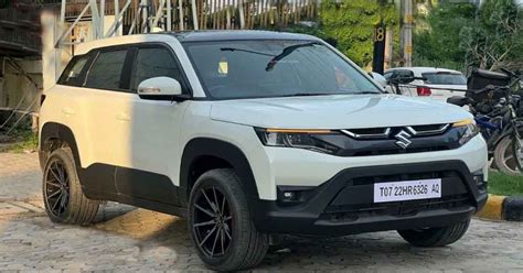 New Maruti Brezza Looks Like Mini Range Rover With Subtle Mods Car
