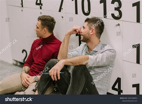 2 Male Colleagues Conversation Over 16 568 Royalty Free Licensable