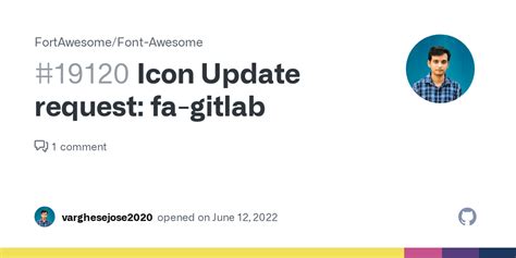 Icon Update Request Fa Gitlab · Issue 19120 · Fortawesomefont Awesome · Github