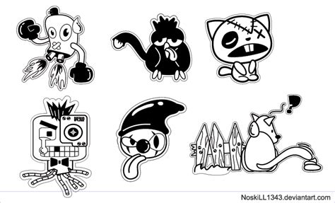 Los Personajes De Dibujos Animados Libres Del Vector Descargar Vector