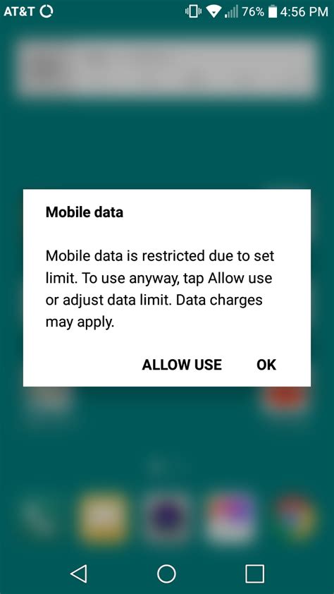 Persistent Notification Mobile Data Disabled Touch To Enable How