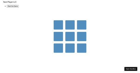 Tic Tac Toe Class Component Codesandbox