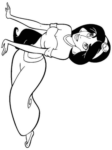Discover The Magic Of Jasmine Coloring Pages