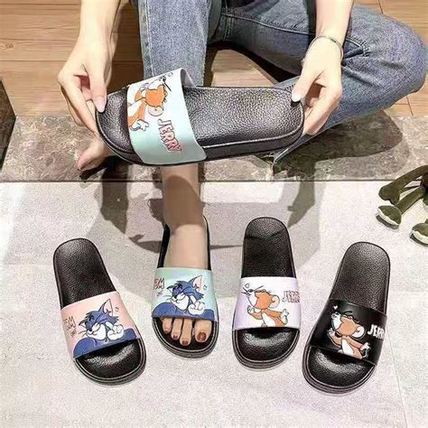Dewasa Comel Tom And Jerry Women Slipper Sandal Ready Store Non Slip Fashion And Cute Selipar