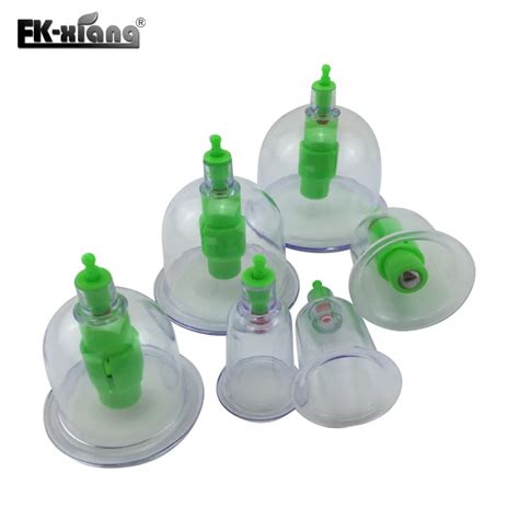 6 Cups Chinese Medical Vacuum Body Massagermagnetic Acupunture Vacuum