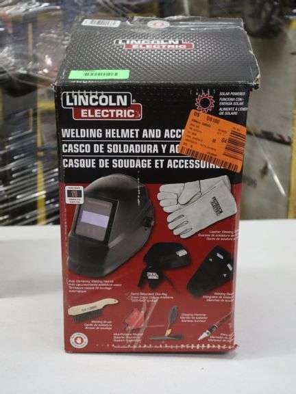 Lincoln Electric Welding Helmet And Accessories Matthews Auctioneers