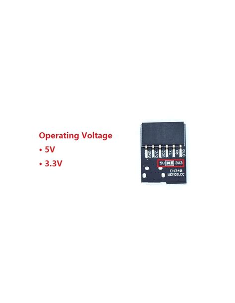 Wemos Ch340g Breakout 5v 33v Usb To Serial Module Indian
