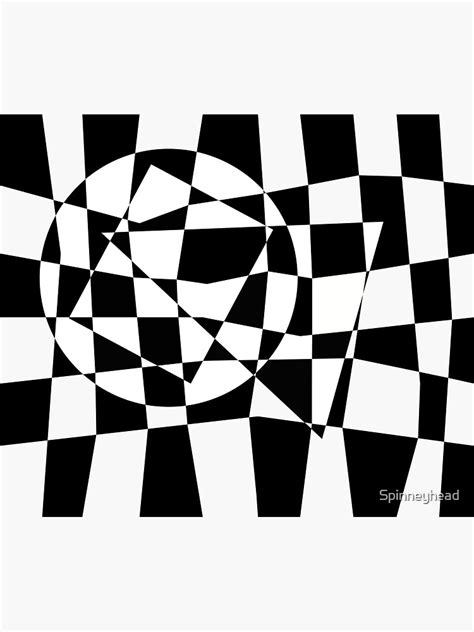 Dazzle Pattern Sticker For Sale By Spinneyhead Redbubble