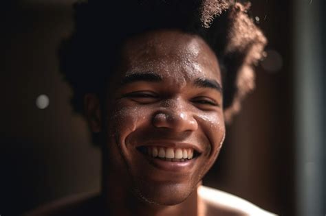 Premium Ai Image A Man With A Smile On His Face