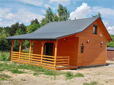 Dom drewniany domek letniskowy całoroczny szkieletowy Katowice Bogucice
