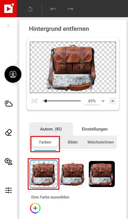 Wie Erstelle Ich Einen Transparenten Hintergrund InPixio