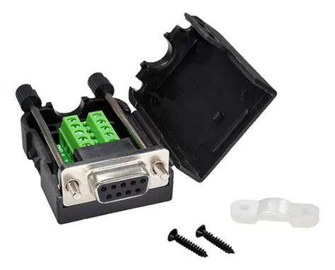 9 Pines Adaptador Hembra Db9 Rs232 Serial Terminal C Clema Meses Sin
