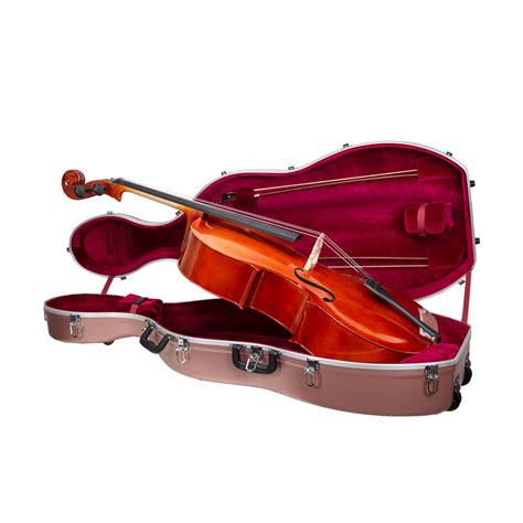 Heavy Duty Abs 4 4 Full Size Cello Case Crossrock