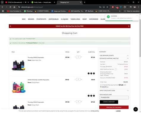 Element Vape Coupon Codes 8 Off November 2024