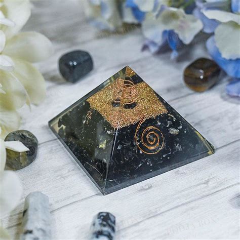 Buy Black Tourmaline Pyramid Online In India