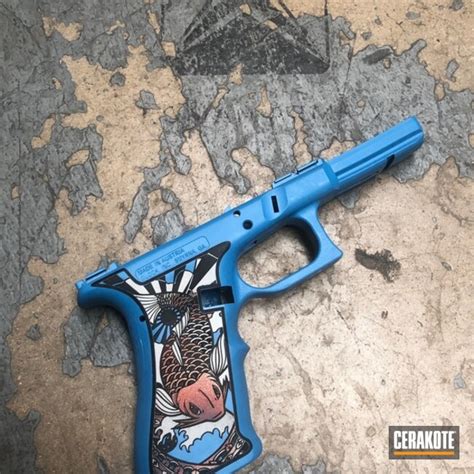 Custom Geisha Themed Glock 17 Frame By Abelardo Roman Cerakote