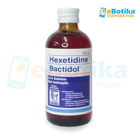 Bactidol Hexetidine 120ml Shopee Philippines