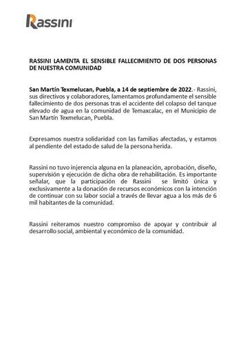 Empresa Se Deslindó Del Colapso De Un Tanque De Agua En Texmelucan Que