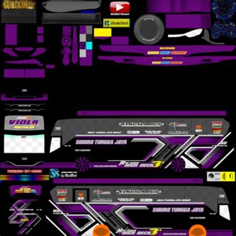 Mod Bussid Livery JB Terlengkap Full Strobo Pariwisata Dafunda