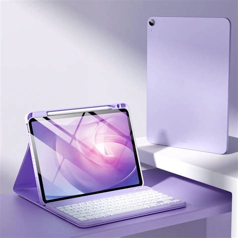 Ipad Air Th Th Generation Case With Keyboard Inch Slim Smart Folio Keyboard Cover With