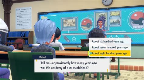 All History Class Answers In Pokemon Scarlet And Violet Gameskinny