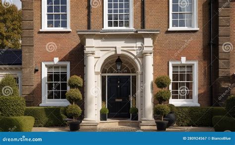 Home Architecture Design In Modern Style With Angular Roof Stock Image