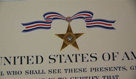 Bronze Star Certificate Template Template Bronze Star Certificate