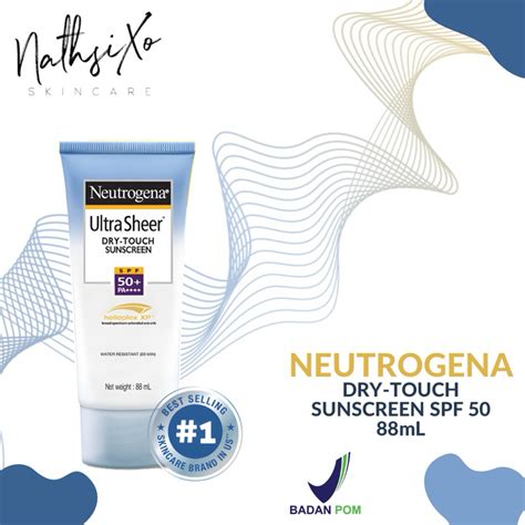 Neutrogena Ultra Sheer Dry Touch Sunscreen Spf 50 Pa Helioplex Xp