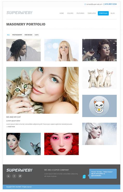 Superweb Html5 Bootstrap Website Template On Behance