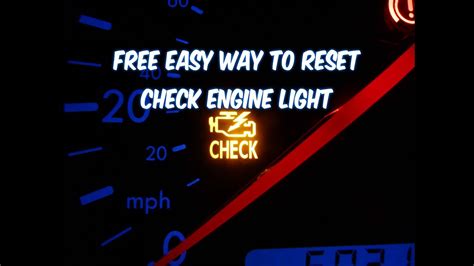How Do You Clear A Check Engine Light Americanwarmoms Org