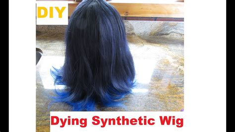 How To Dye A Synthetic Wig Youtube