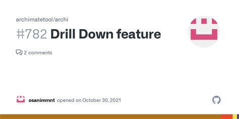 Drill Down Feature Issue 782 Archimatetool Archi GitHub