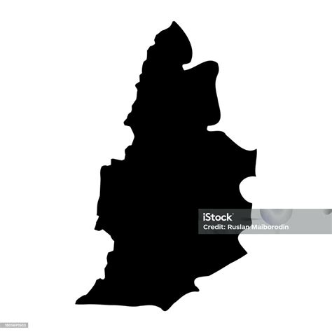 Tulkarm Governorate 지도 팔레스타인의 행정 구역 벡터 일러스트 레이 션입니다 0명에 대한 스톡 벡터 아트 및