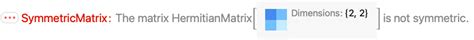 Hermitianmatrix Construct A Hermitian Matrix—wolfram Documentation