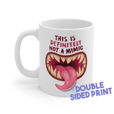 This Is Definitely Not A Mimic Mug Dnd Dnd Present Dnd T Dnd