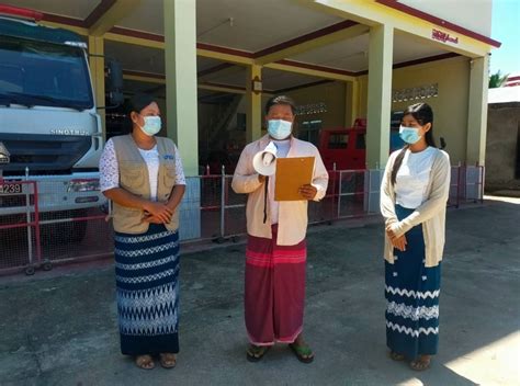 မြဝတီမြို့၌ ပြည်သူများသို့ ကိုဗစ် ၁၉ ရောဂါကြိုတင်ကာကွယ်ရေး ဆက်လက်န