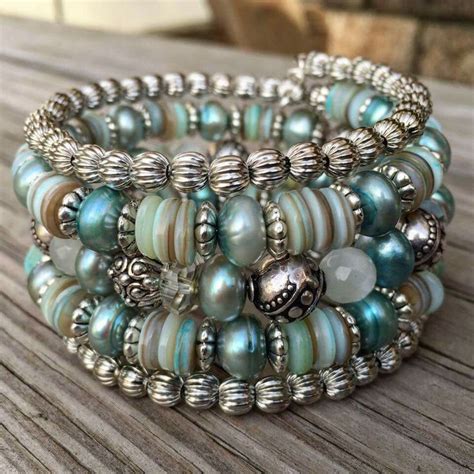 Memory Wire Bracelet Jewelry Beads Bracelet Design Beaded Memory