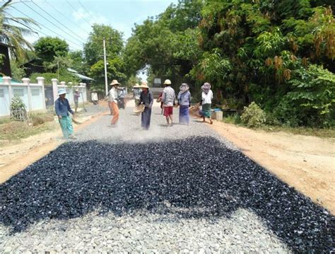 ရေစကြိုမြို့၊ အမှတ်၇ရပ်ကွက်၊ စပယ်လမ်းနှင့် ဗန္ဓုလလမ်း ကတ္တရာခင်းခြင
